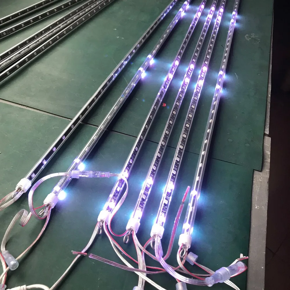 Led Pixel Tubes Dmx 512 Rgb 3d Led Night Light Led Tube Meteor Lighting ...