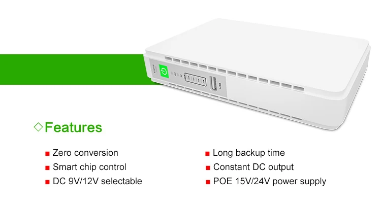 SKE DC MIni Ups For Wifi Router Mini DC Ups Poe Mini Ups Output 9v 12v ...