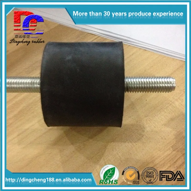 Air Compressor M8 Rubber Vibration Mount Isolator Damper 40mm X 30mm ...