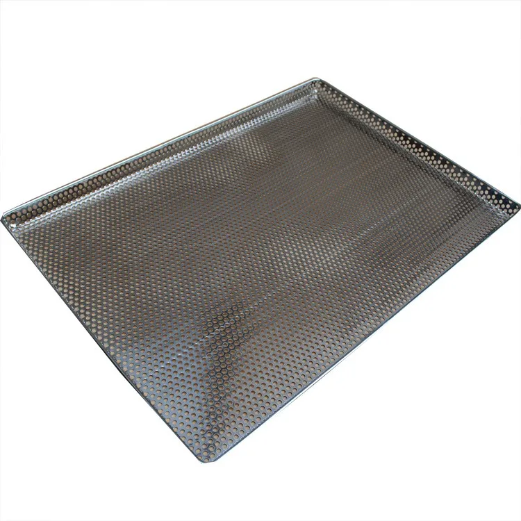 600*400mm Stainless Steel Perforated Metal Mesh Bakery Freezer Tray ...