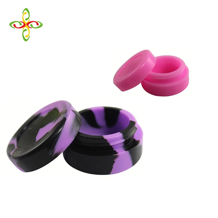 Lfgb Approved 7ml Silicone Weed Jar Wax/oil Containers Silicone Storage ...