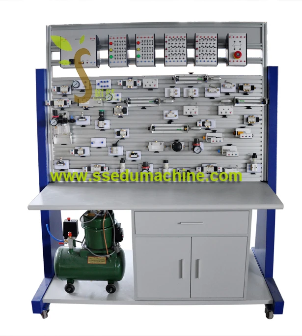 PC Based Pneumatic Trainer - Double Side Electro Pneumatic Trainer