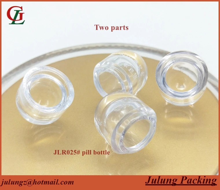 Capsule Container Capsule Shaped Pill Bottle Thick Wall Saffron ...