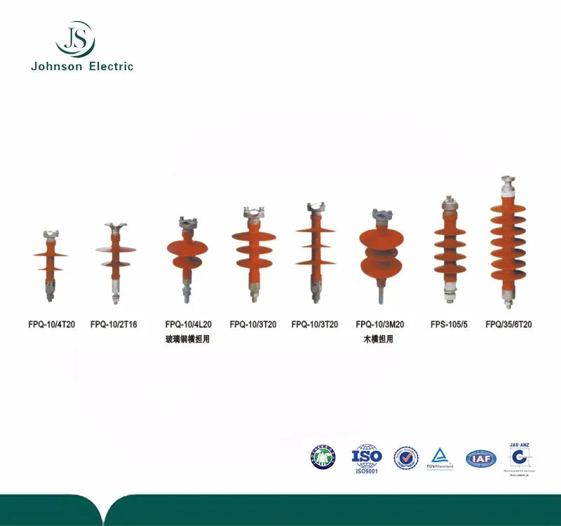 High voltage solid-core composite polymer 11kv pin insulator with ...