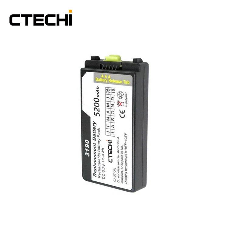 Ctechi MC3190 3.7V 5200mah Li-Ion Battery for Motorola Symbol MC3100