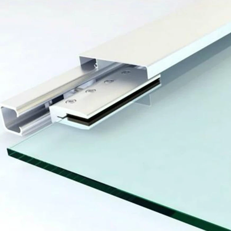 Frameless Glass Barn Sliding Door Hardware Aluminum Sliding System ...
