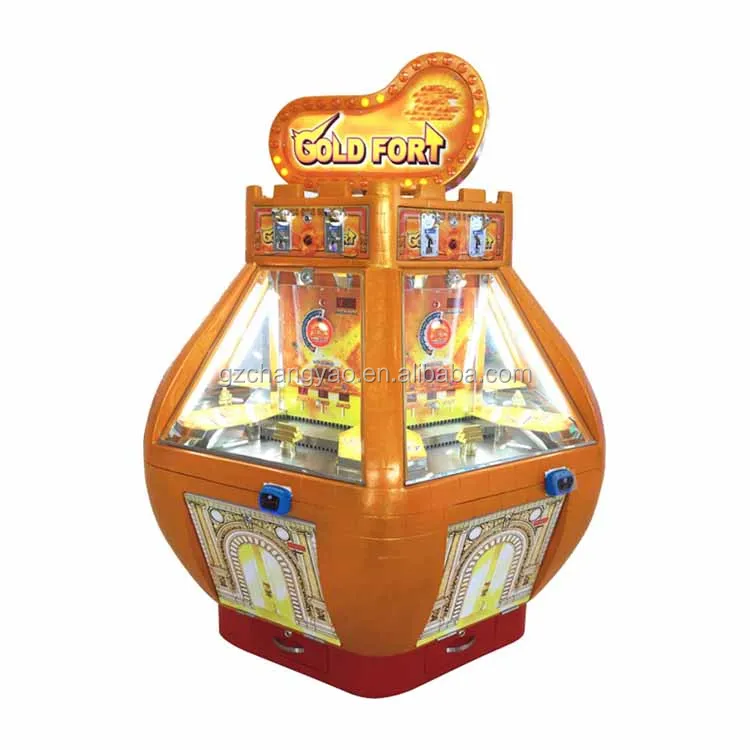 Kids Coin Pusher Video Arcade Game Machines And Equipments Lottery For ...