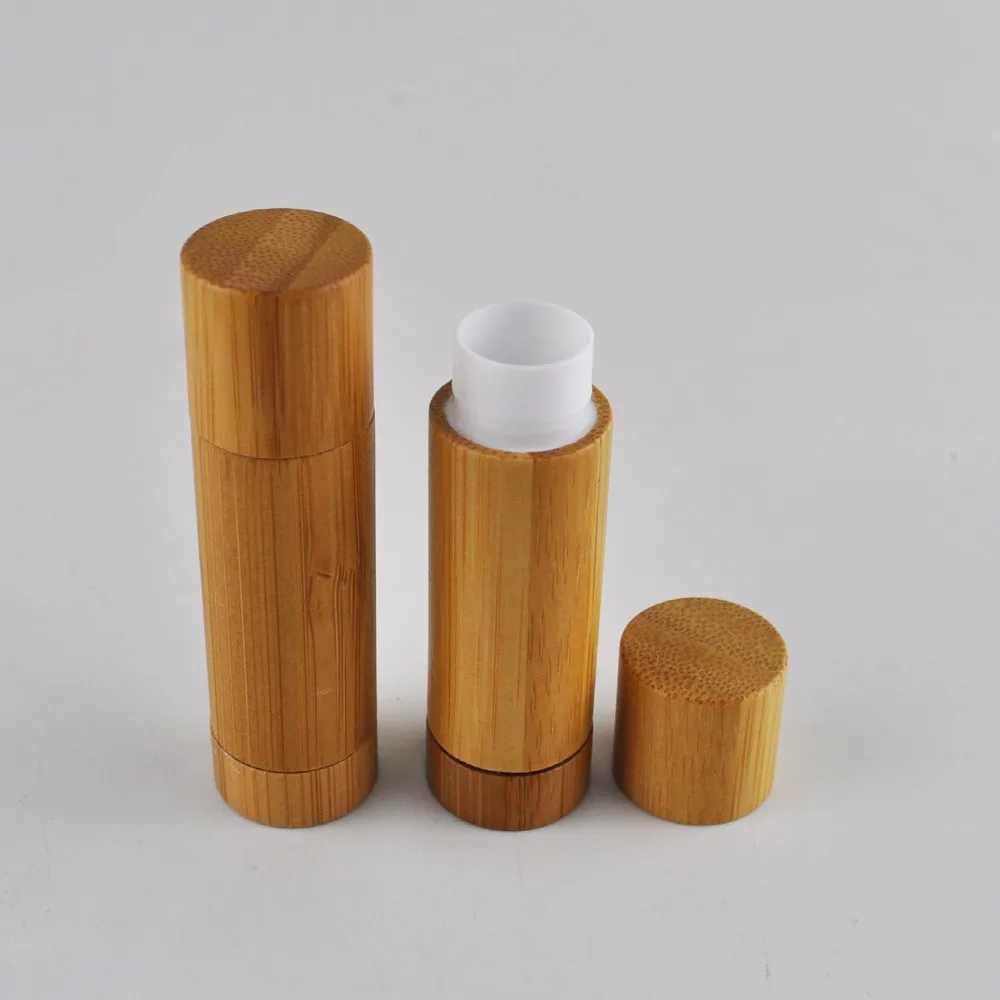 5g Wood Bamboo Eco Friendly Lipstick Tube - Lip Balm Container