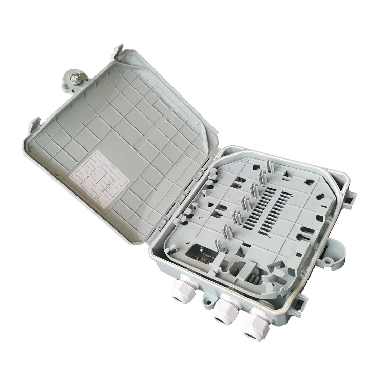 Ftth Ip65 Outdoor 12 Port 1x12 Cores Fiber Optic Termination Box For ...
