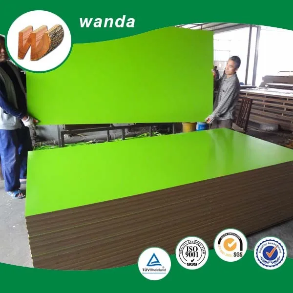 Melamine Mdf Board With Solid And Wood Grain Color - Buy Mdf,Melamine ...