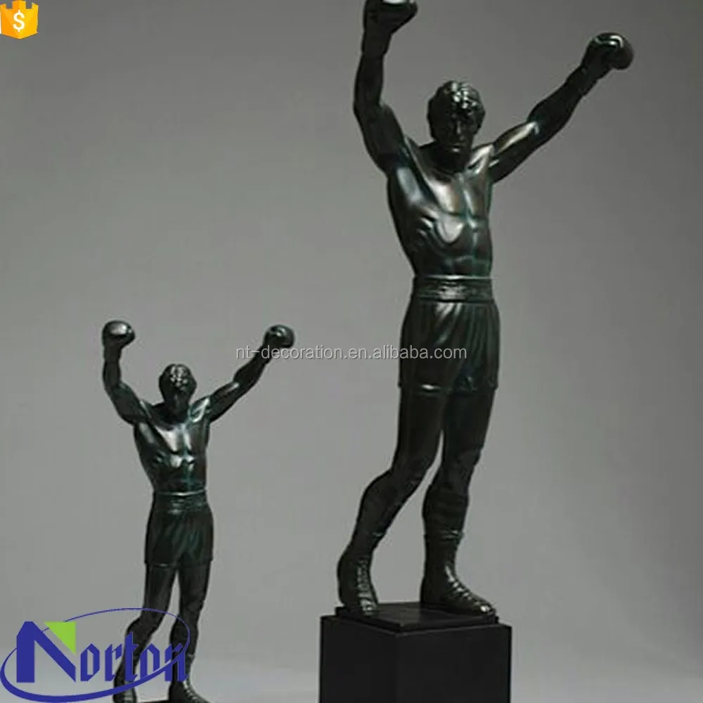 Casting Man Playing Sports Bronze Boxing Sculpture Ntbh-s1079a - Buy ...