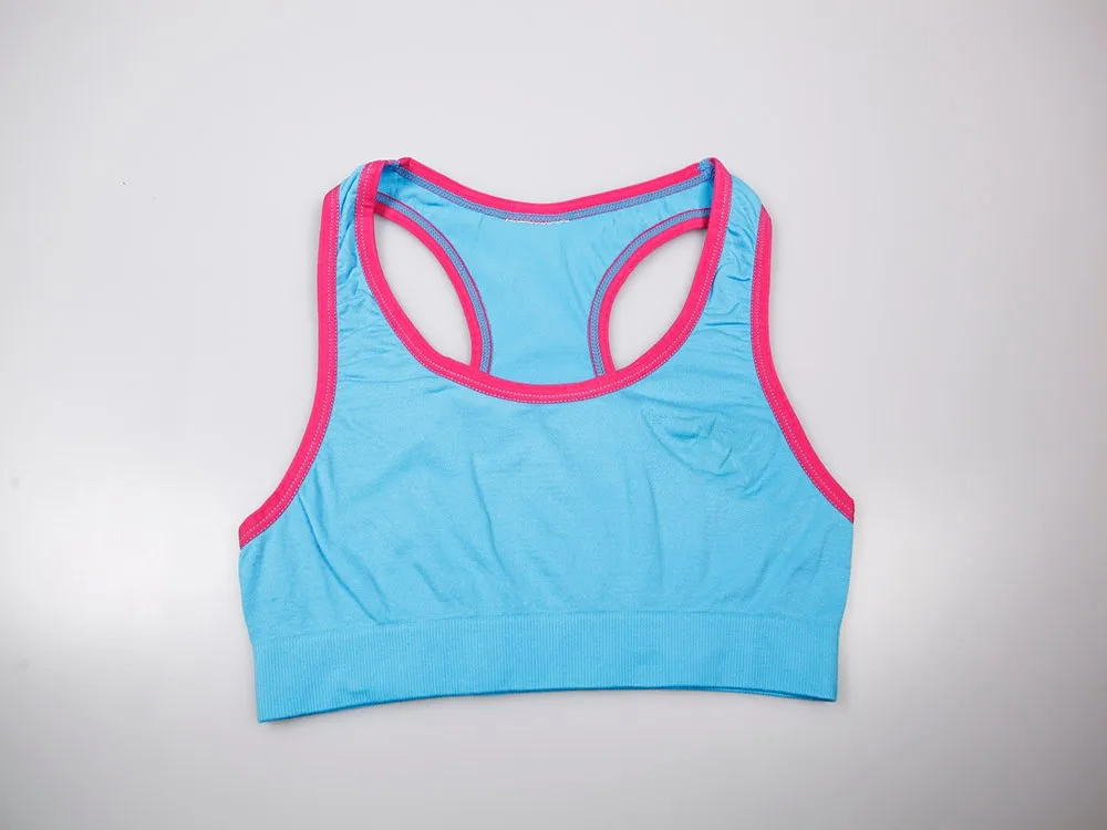 Hot Selling Seamless Racerback School Girls Bra Junior Girls Sport Bra ...