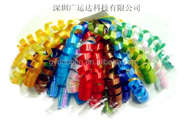 Christmas Printed Grosgrain Curly Ribbon,Fabric Present Bow,Woven Gift ...