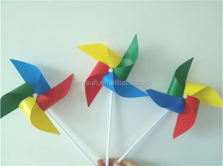 Kids Windmills Plastic Windmill Toy Boys&girls Classic Toys Diy ...