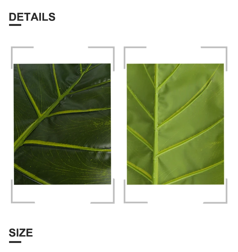Habarala Plant - Elegant Alocasia Artificial Taro Foliage