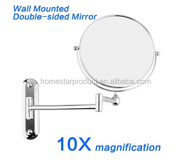 8 Inch Two Sided Swivel Makeup Mirror With Magnification Mirror 5x ...