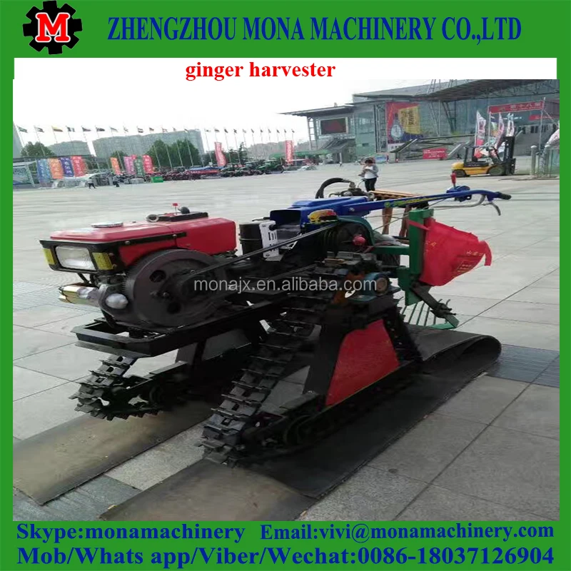 Professional Cassava And Ginger Harvester Combine Cassava Harvesting ...