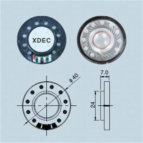 High End 40mm Headphone Speaker Dynamic Driver - Buy 40mm Headphone ...