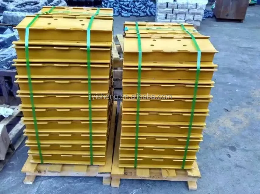 Excavator Steel Track Plate Track Shoe Triple Grouser Track Pad Width ...