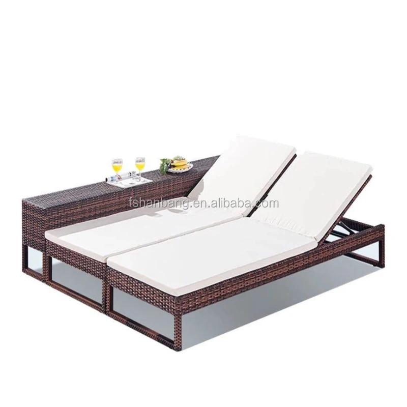 Outdoor Rattan Pool Loungers - Perfect for Resorts & Beaches
