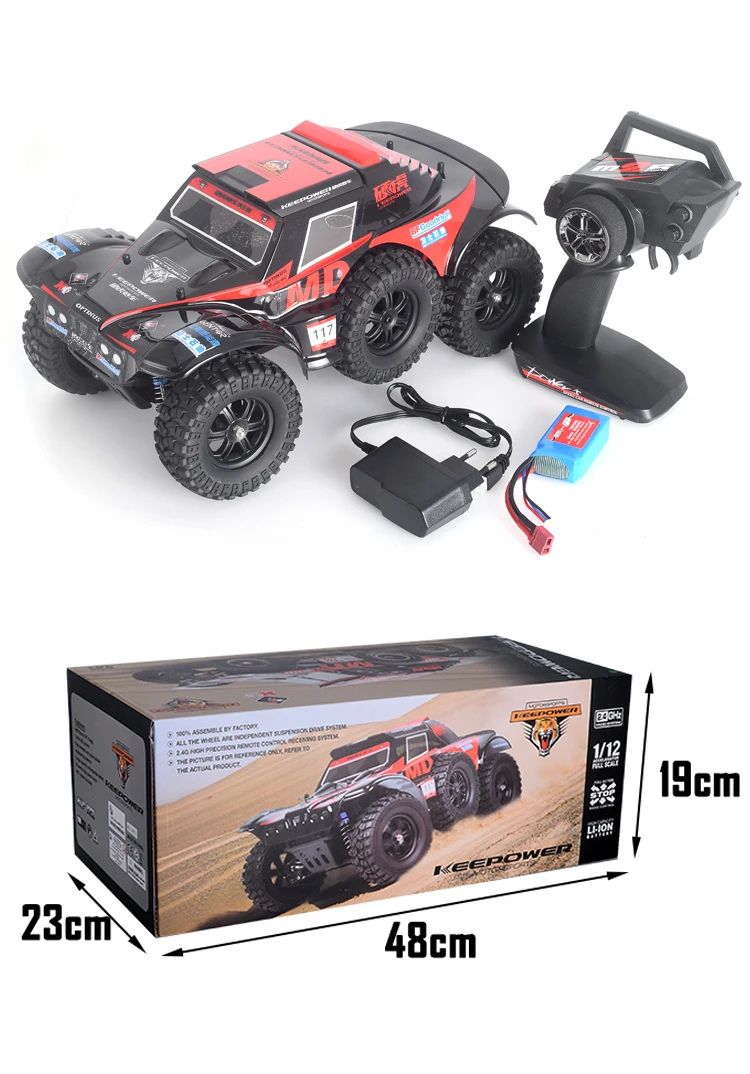China Manufactory 60km/h High Speed 6 Wheel Rc Toy Cars For Adults ...