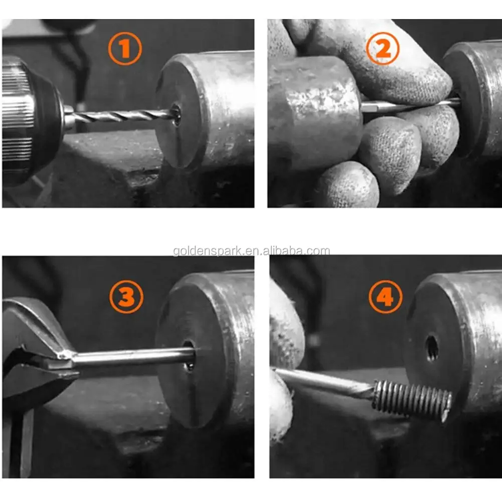 8 Piece Easy Out Screw Extractor Set,Damaged Screw Broken Bolt Water ...