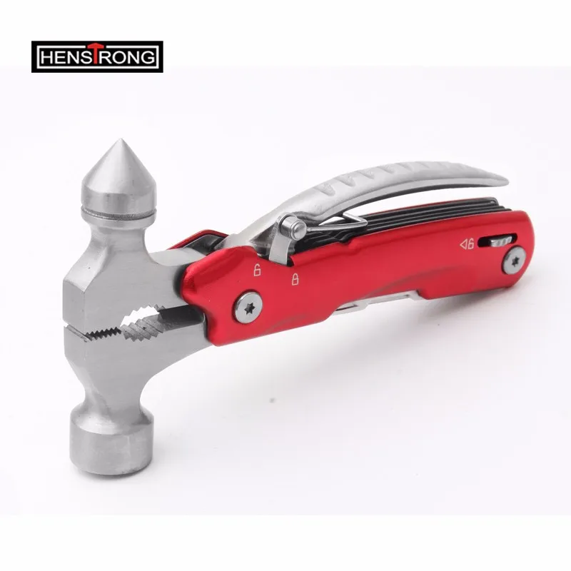 Safety Lock Stainless Steel Mini Hammer Pliers With Glass Breaker,Multi ...