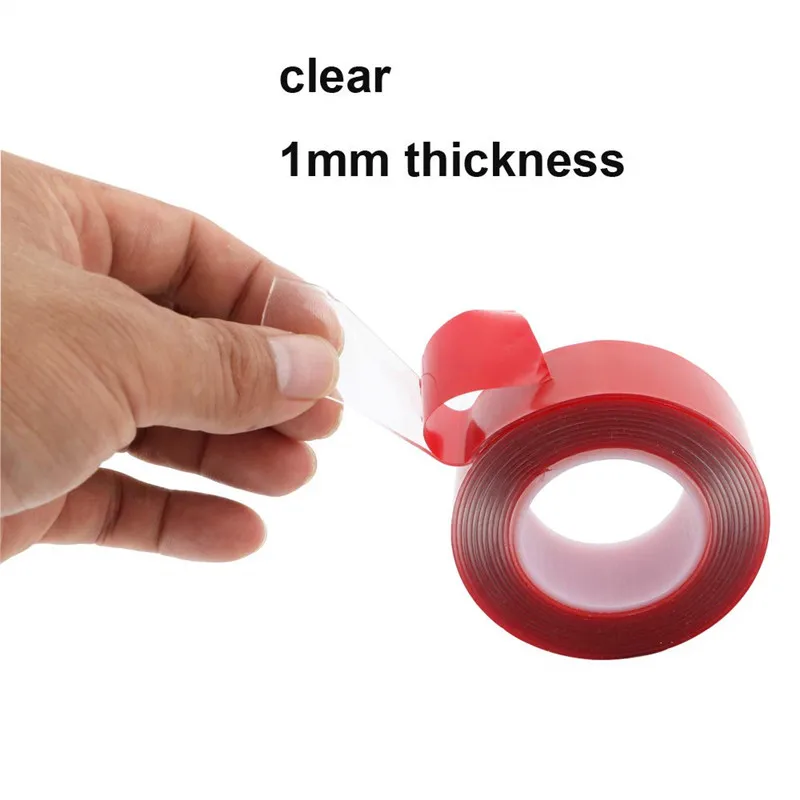 Red Film Transparent Double-sided Non-marking High-viscosity Tape ...