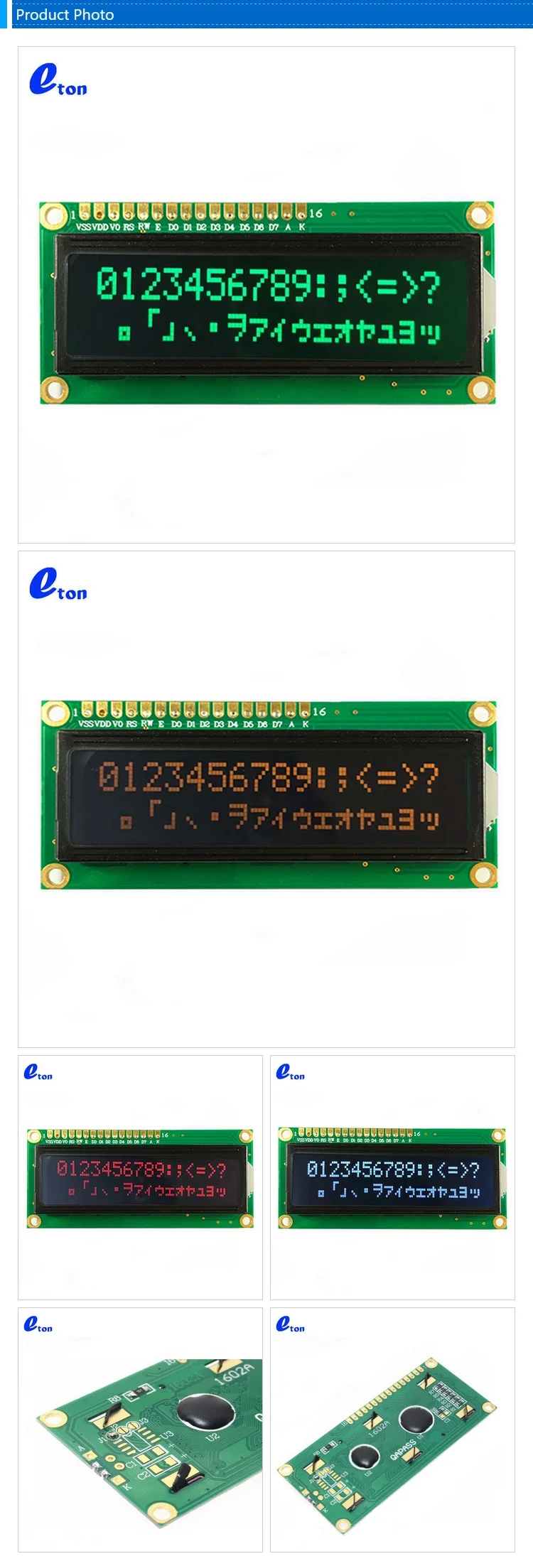 Custom Small Lcd Module Liquid Crystal Display Module,character Lcd ...
