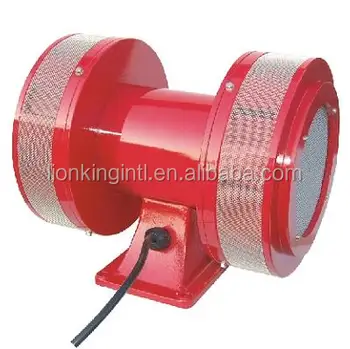 Ac 220v 130db Motor Driven Air Raid Siren Metal Horn Double Industry ...