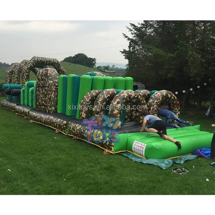 Xixi Popular Camouflage Obstacle Course Inflatable Military Army ...