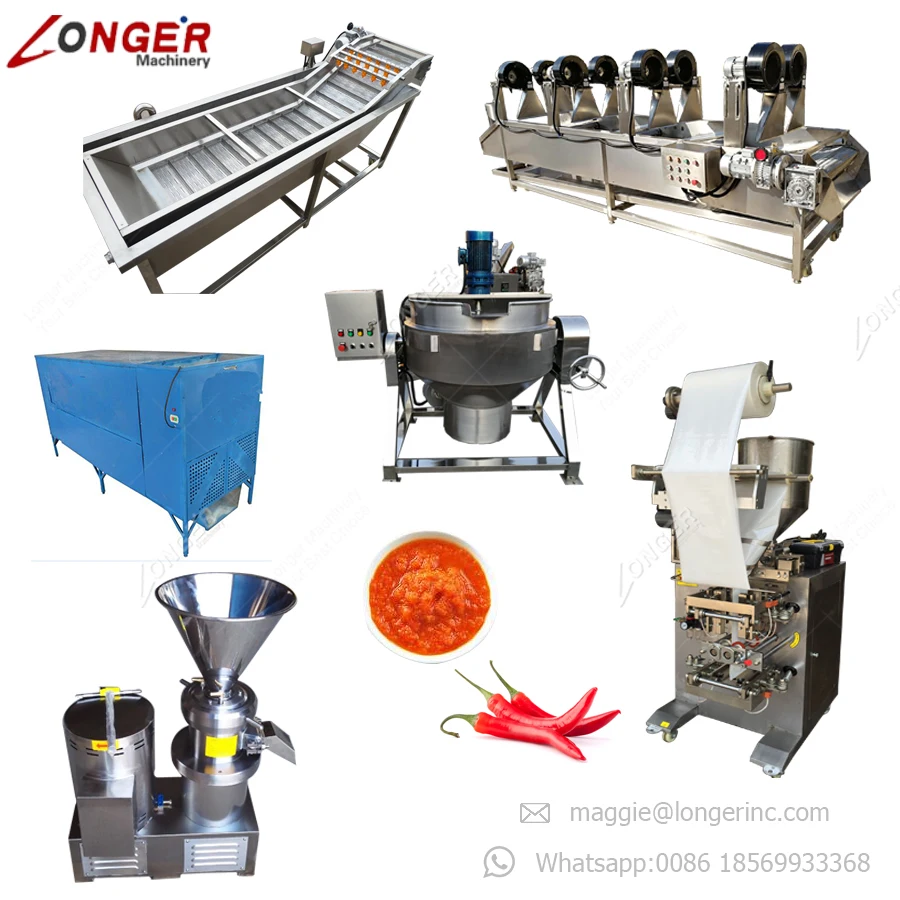 Chili Paste Grinding Pepper Sauce Production Line| Alibaba.com