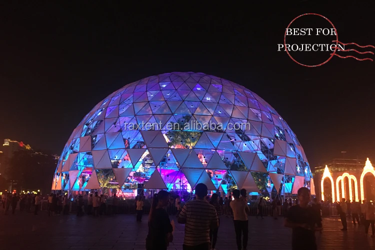 35M Big Steel Event Dome Tent - Durable Geodesic Structure