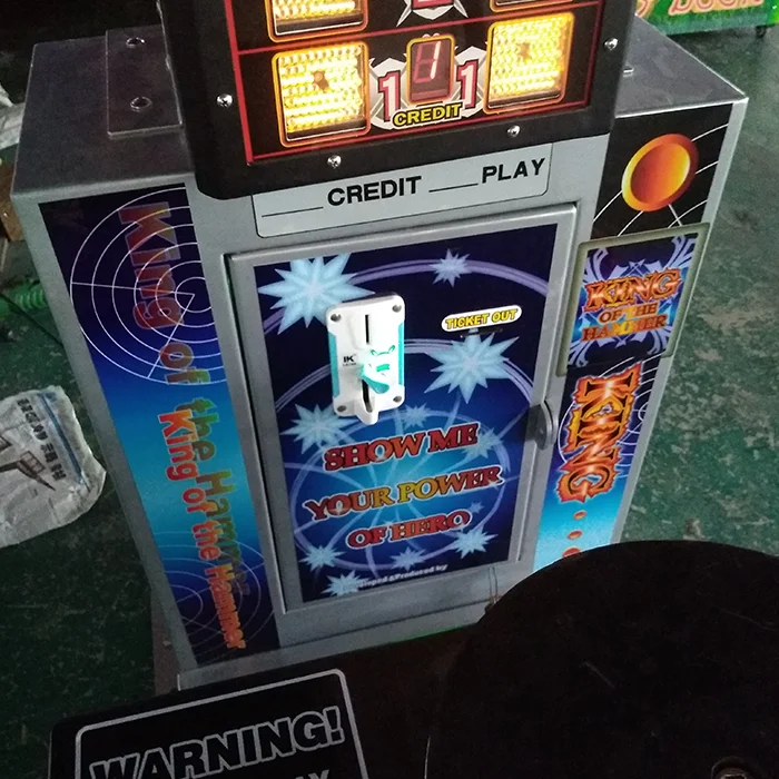 King of the Hammer Hitting Game Machine - Fun & Customizable