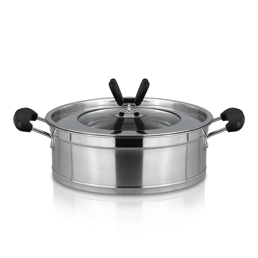 Stainless Steel Fish Food Fry Pan Set Masterclass Premium Kitchen ...