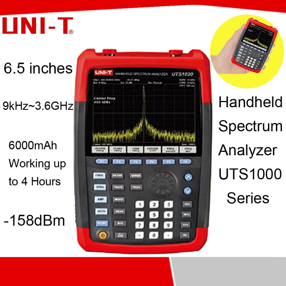 Frequency Range 9khz To 3.6ghz Portable Handheld Spectrum Analyzer ...