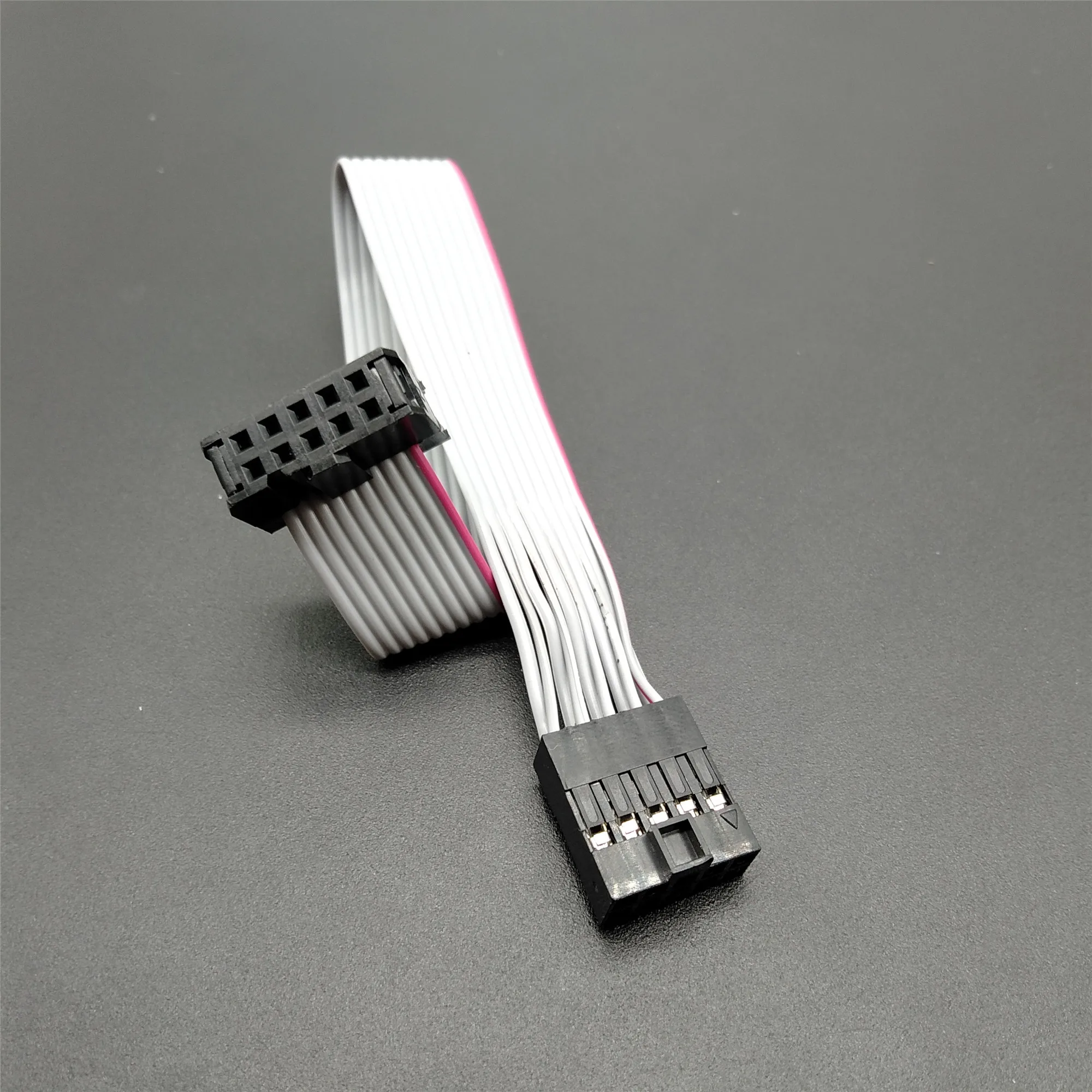 10 Pin Dupont 2.54mm To Idc 10 Pin Awm 2651 28awg Lcd Ribbon Cable ...