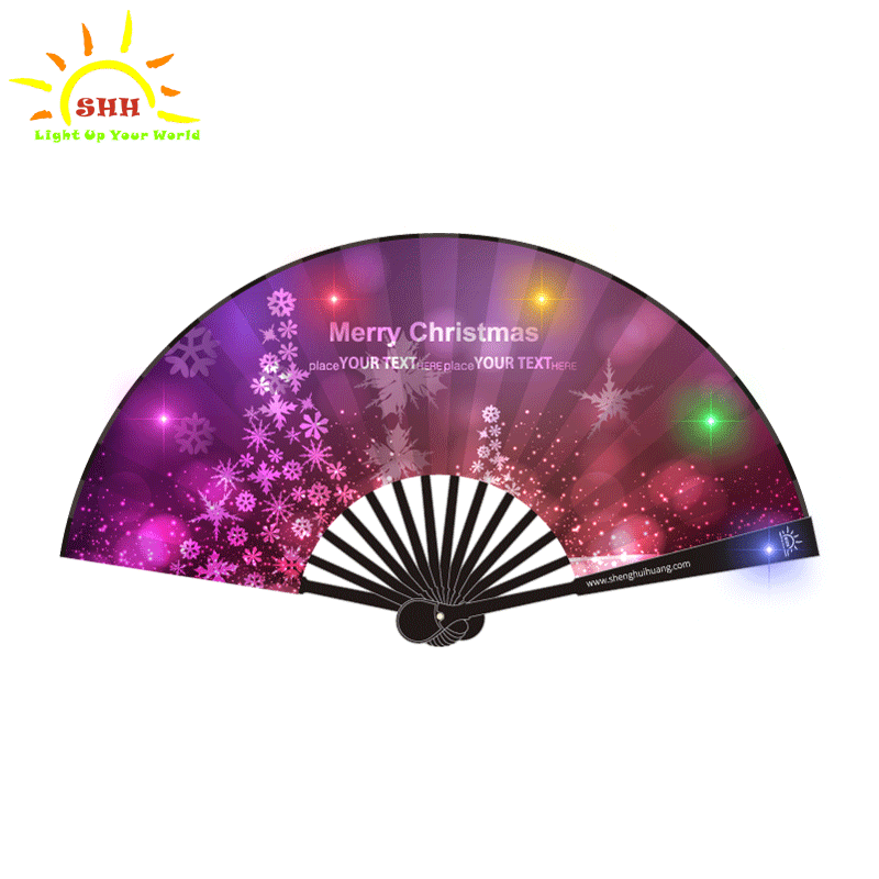 Wholesale Chinese Style Printed Custom Led Folding Fan - Buy Led ...