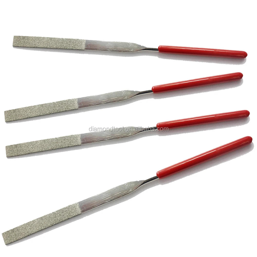 Electroplated Diamond Flat Hand File/diamond Thin Flat Files/round ...