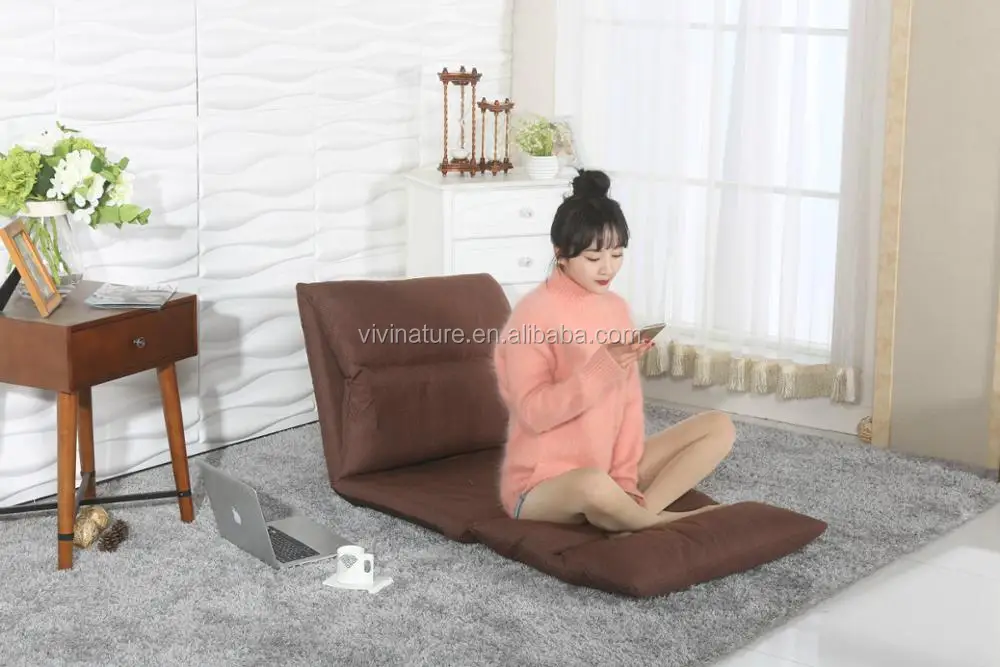 Legless Chair With Arm Easy Carrying Folding Single Bed Style Sofa Bed ...