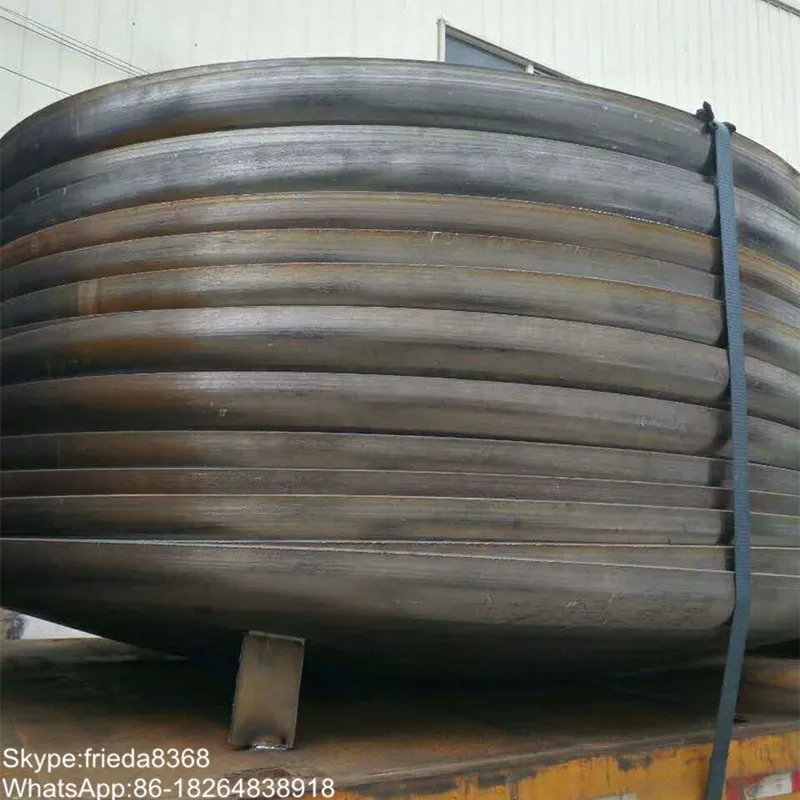 Good Quality Large Steel Hemisphere Tank Pipe Dome End Cap for Boiler