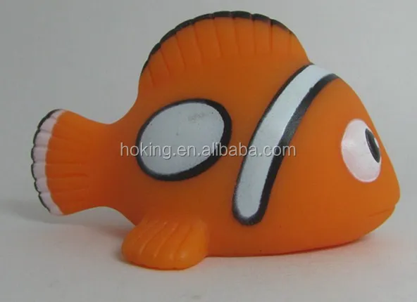 Small Plastic Rubber Clown Fish Toys - Buy Small Rubber Fish Toys,Clown ...
