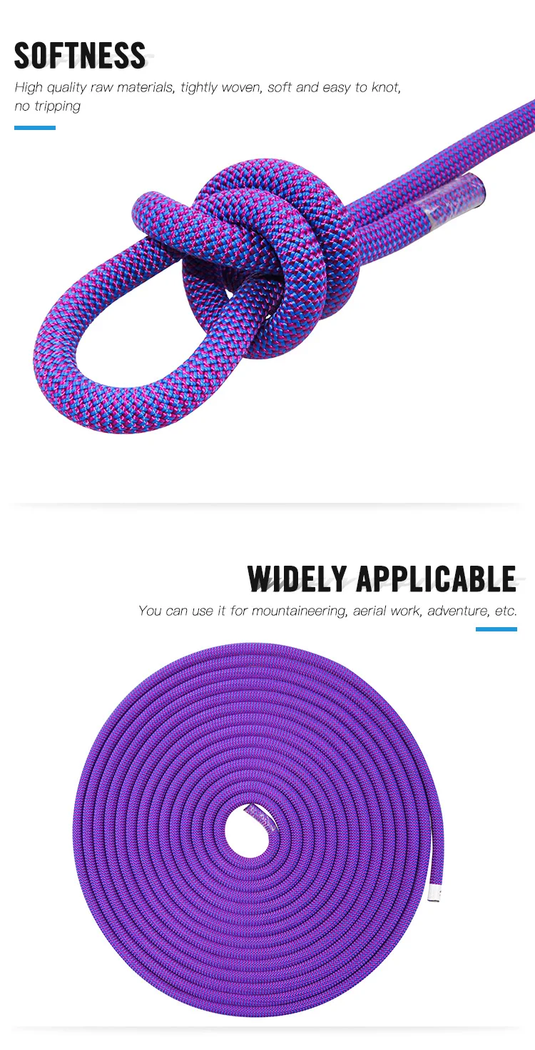 Dynamic Rope,Dynamic Rope Outdoor Nylon Color Strong 11 Mm Braided Rope ...