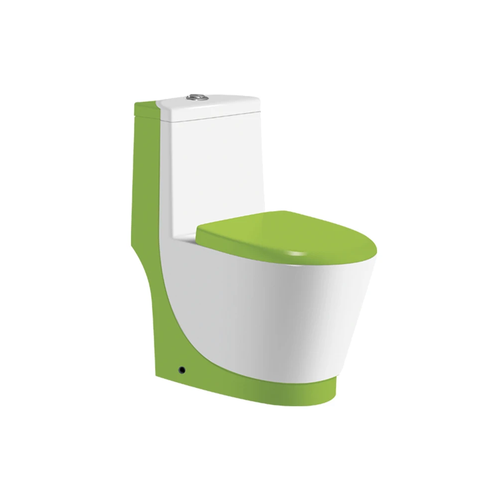 Red Sanitary Toilet - Modern, Elongated Design for Hotels