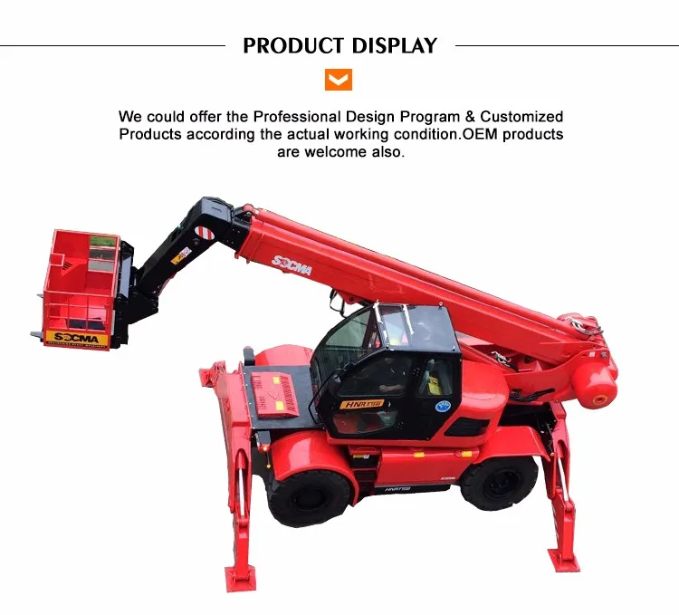 Rotary 360 Degree Telehandler Forklifts - Buy Telescopic Fork Lift ...