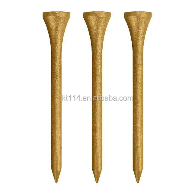 Regular Size Gold Golf Tees - Buy Golden Golf Tee,Rubber Golf Tees ...