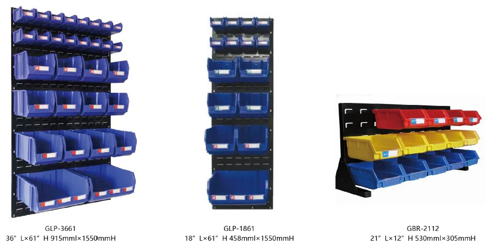 Wholesale Wall Mounted Hanging Storage Bin Panel Rack System - Buy Wall ...