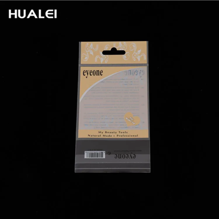 Custom Color Printed Transparent Sealed Header Bag /opp Plastic Self ...