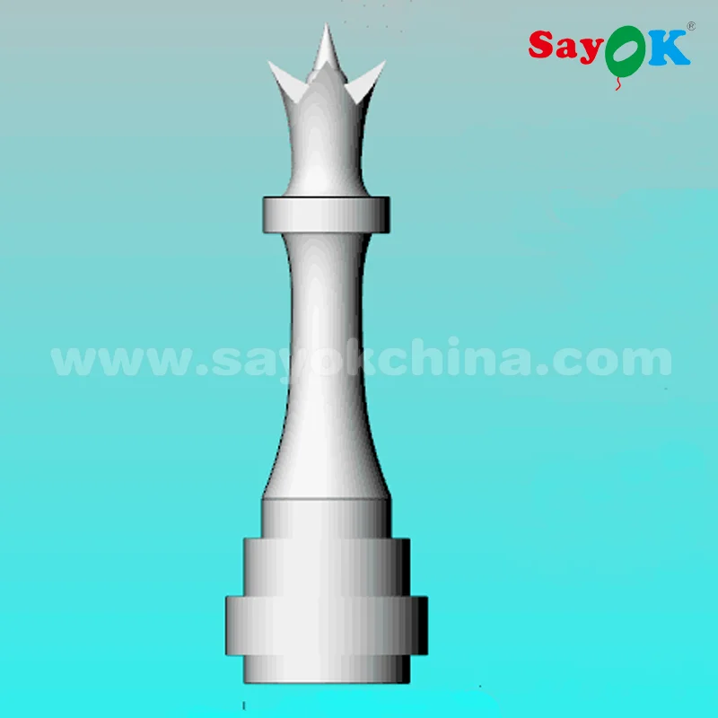 2m Height Cheap Giant Decorative Inflatable Inflatable Chess Pieces ...