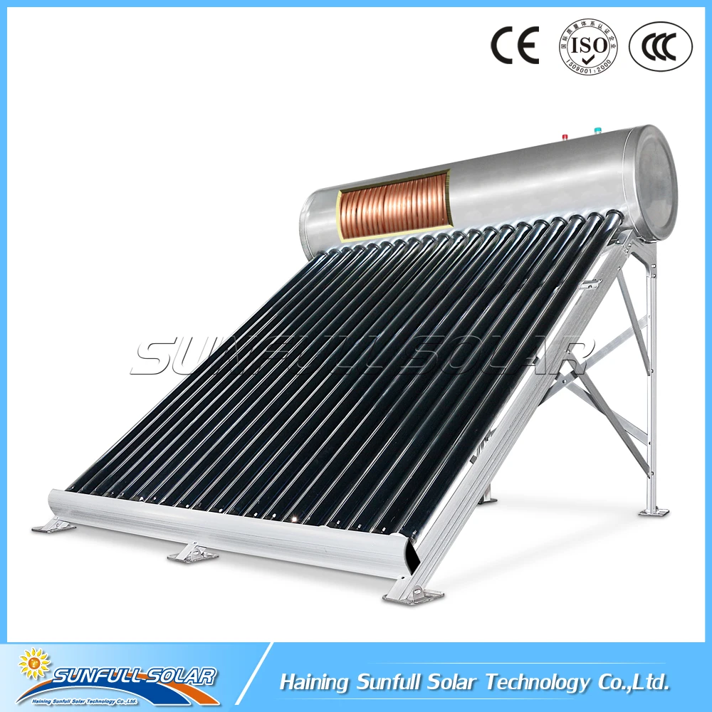 Copper Coil Heat Exchanger Pre-heated Solar Water Heater Diy Trade In ...